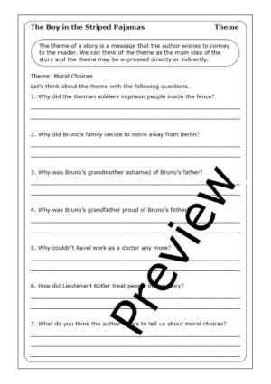 John Boyne "The Boy in the Striped Pajamas" worksheets | Made By Teachers