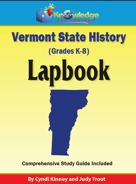 Vermont State History Lapbook / Interactive Notebook | Made By Teachers