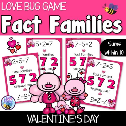 Valentine's Day Fact Families Game | Made By Teachers