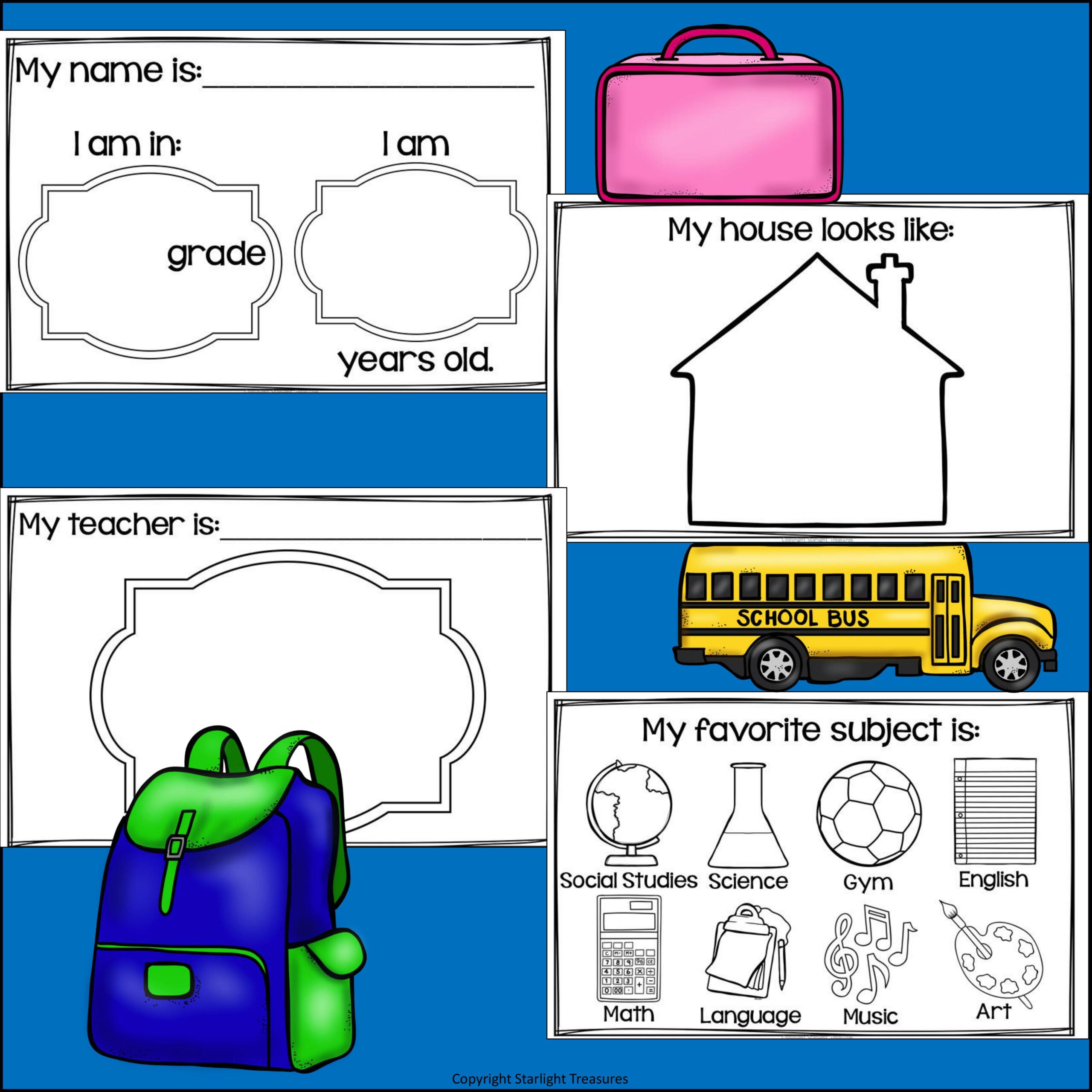 End of Year Mini Book - End of Year Memory Book | Made By Teachers