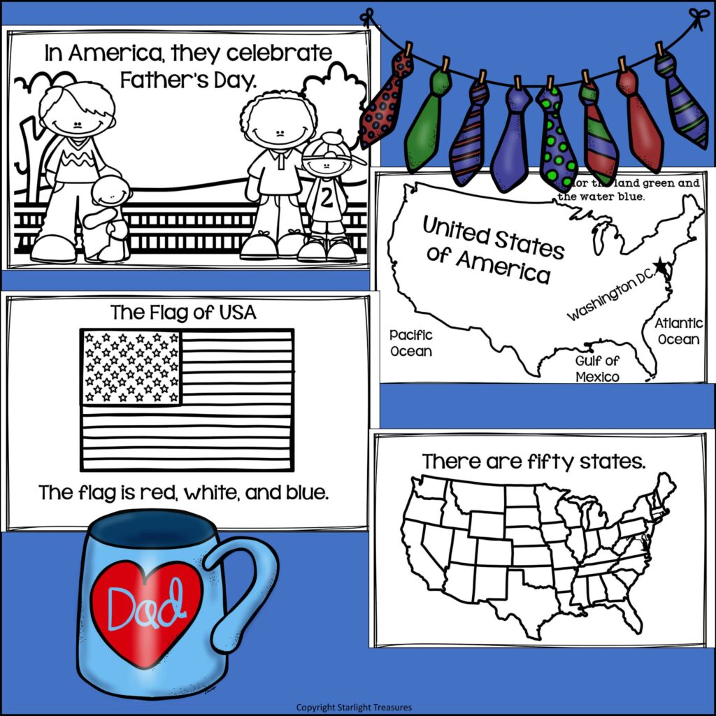 Father's Day Mini Book for Early Readers | Made By Teachers