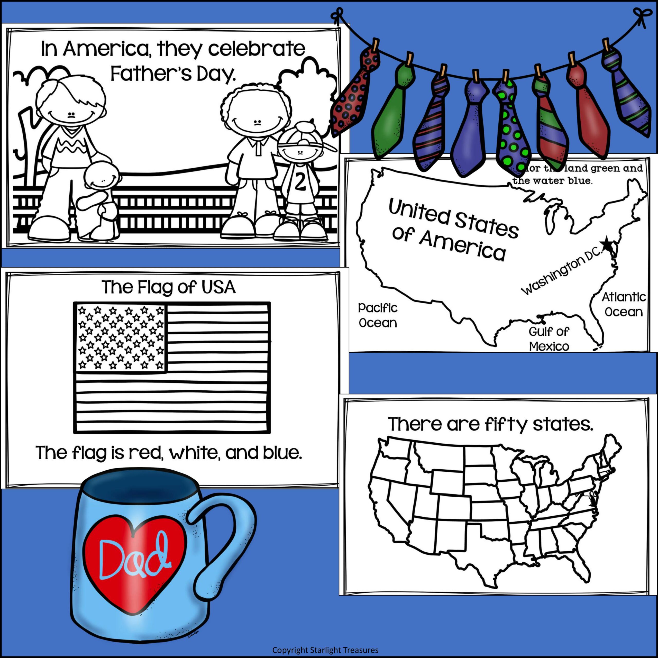 Father's Day Mini Book for Early Readers | Made By Teachers