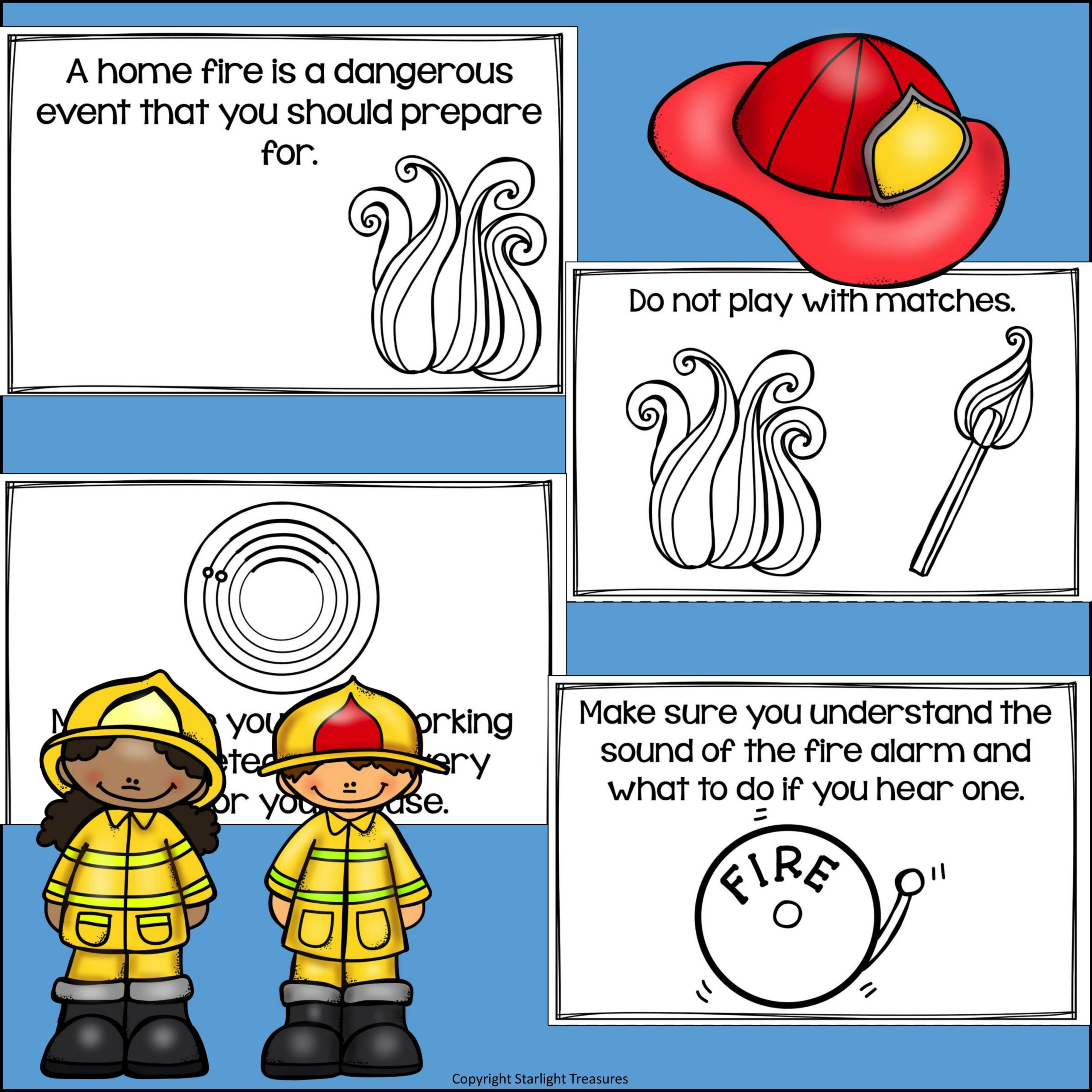 Fire Safety Mini Book for Early Readers | Made By Teachers