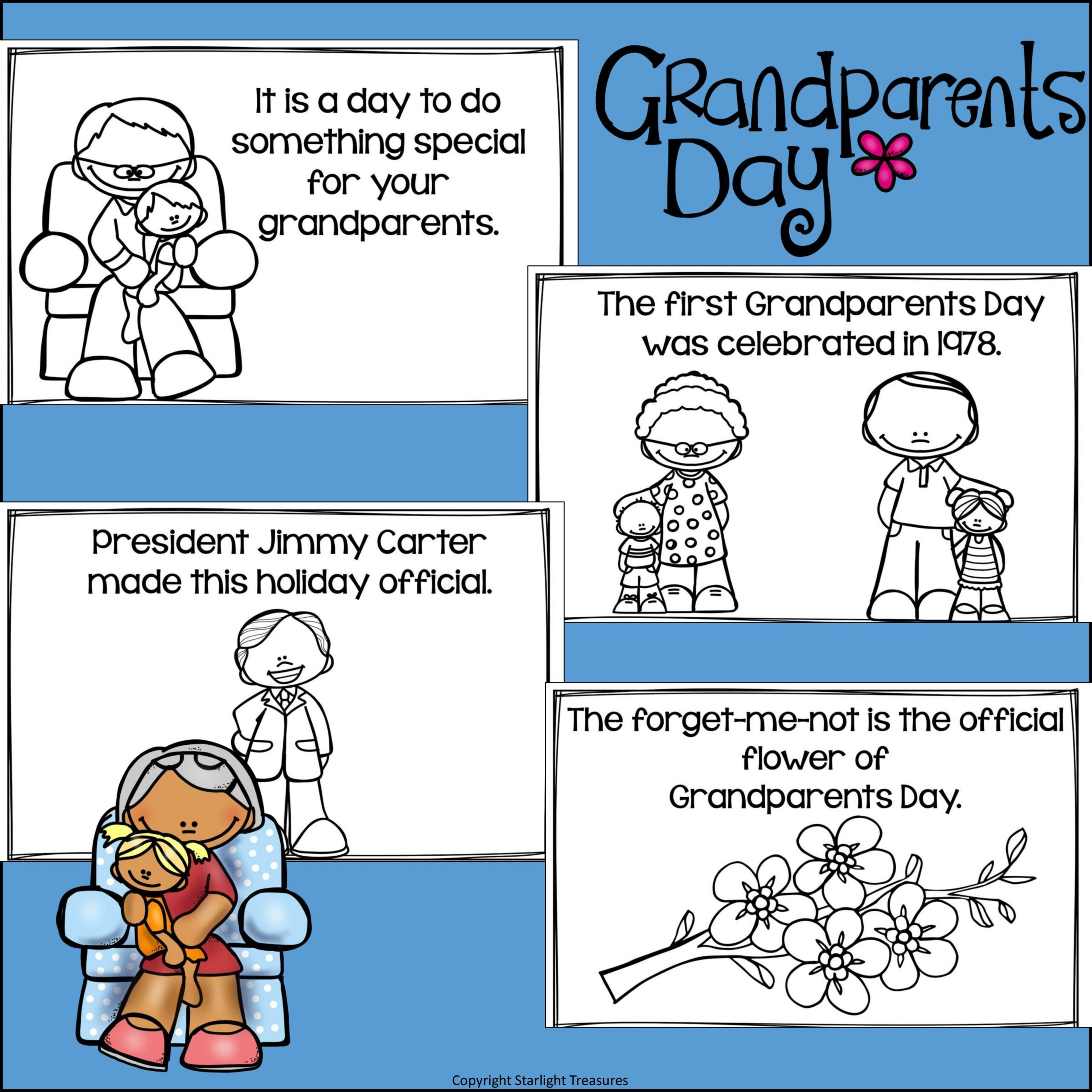 Grandparents Day Mini Book for Early Readers | Made By Teachers