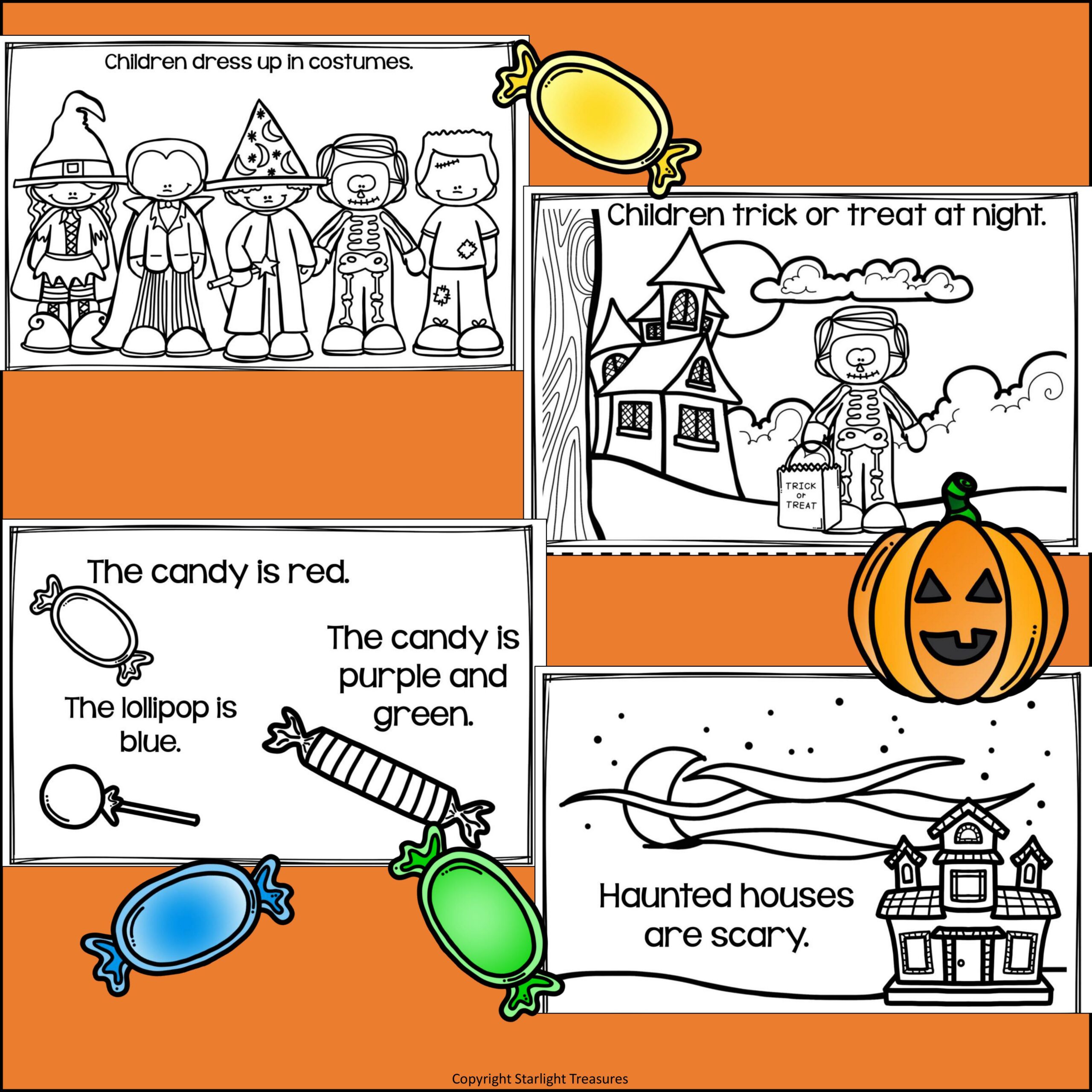 Halloween Mini Book for Early Readers | Made By Teachers