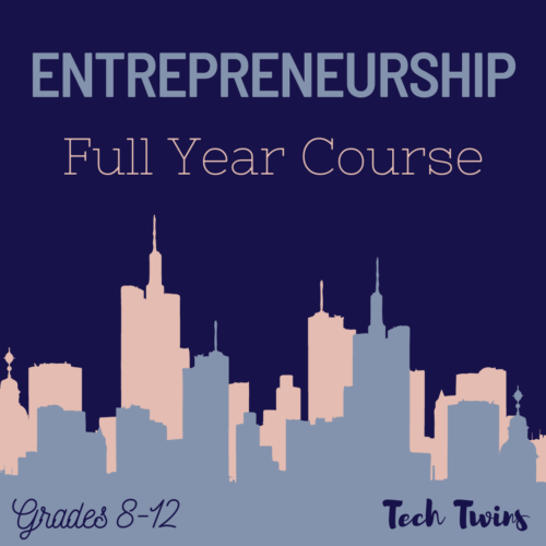Entrepreneurship Course & Bundle- Full Year (TURNKEY) | Made By Teachers