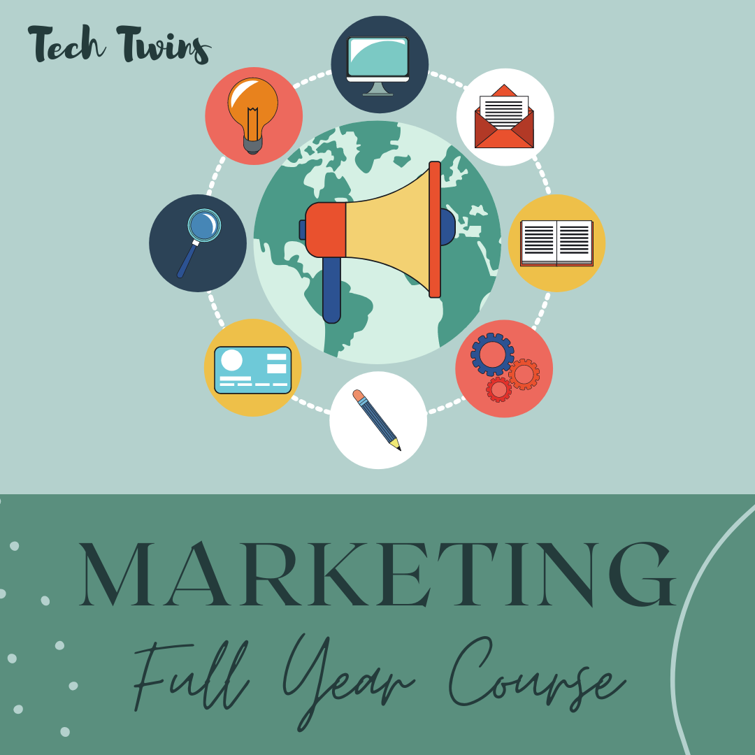 Marketing Course & Bundle- Full Year (TURNKEY) | Made By Teachers