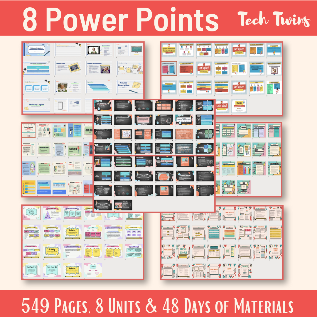 Sports & Entertainment Marketing Course & Bundle- 1 Semester (TURNKEY ...