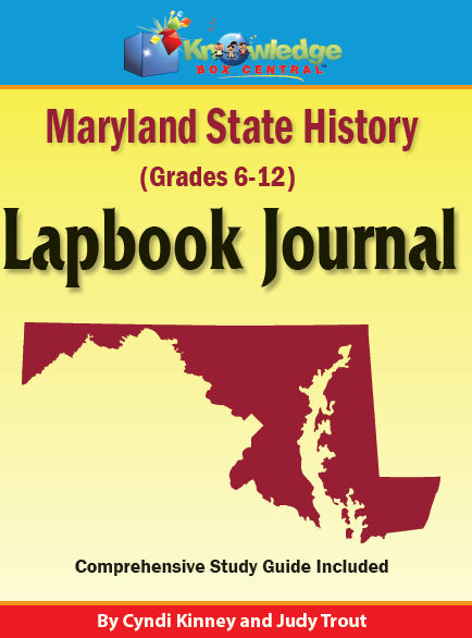 Maryland State History Lapbook Journal / Interactive Notebook | Made By ...