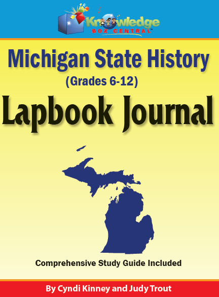 Michigan State History Lapbook Journal / Interactive Notebook | Made By ...