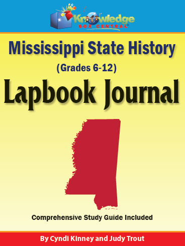 Mississippi State History Lapbook Journal / Interactive Notebook | Made ...