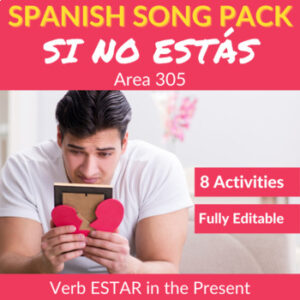 Si no estás by Area 305 - Spanish Song to Practice the verb ESTAR in ...