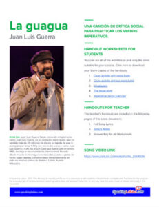 La guagua by Juan Luis Guerra - Spanish Song to Practice the Imperative ...