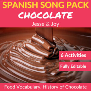 Chocolate by Jesse y Joy - Spanish Song to Practice Food Vocabulary and ...