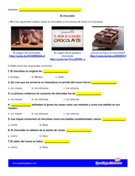 Chocolate by Jesse y Joy - Spanish Song to Practice Food Vocabulary and ...
