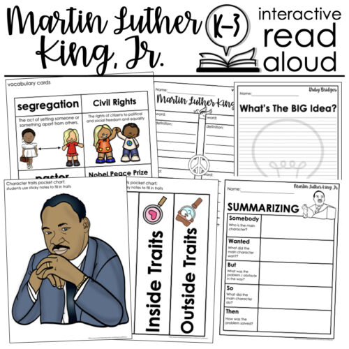 Martin Luther King Jr. Black History Month Craft and Interactive Read ...