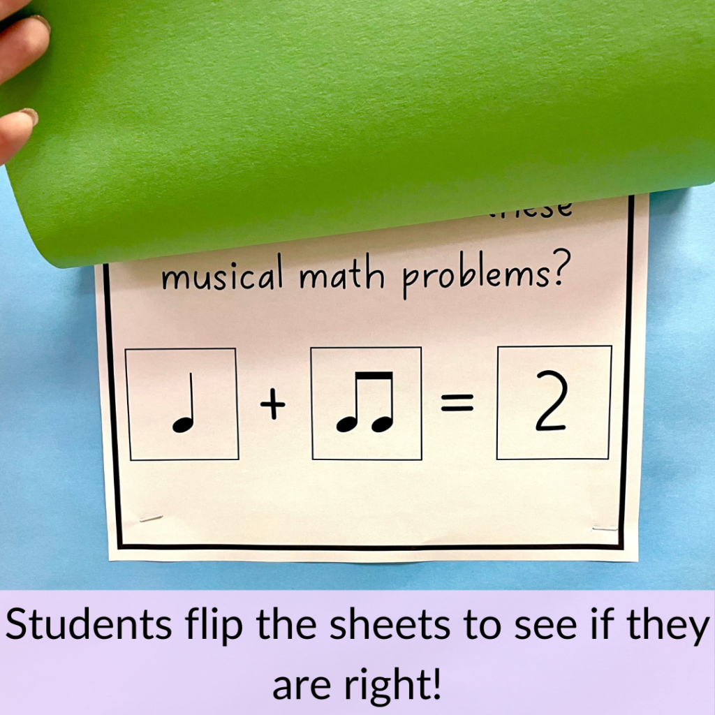 Musical Math Interactive Bulletin Board for Elementary Music Class ...