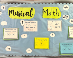 Musical Math Interactive Bulletin Board for Elementary Music Class ...