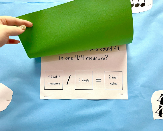 Musical Math Interactive Bulletin Board for Elementary Music Class ...