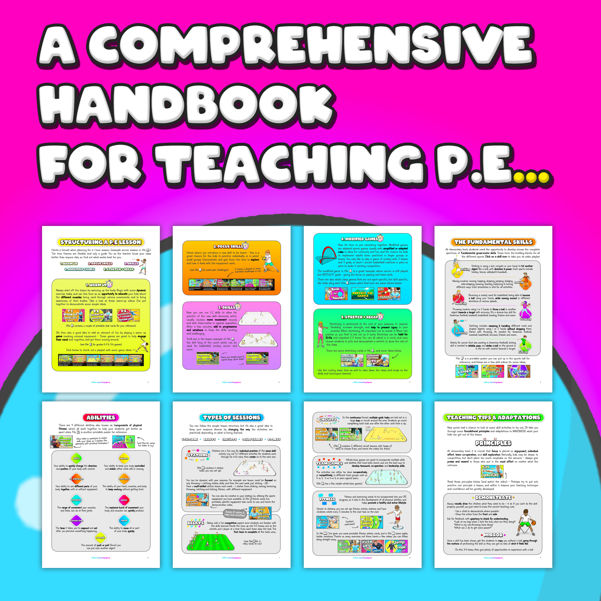 Teaching Elementary PE - Complete starter pack (free sport lesson ...