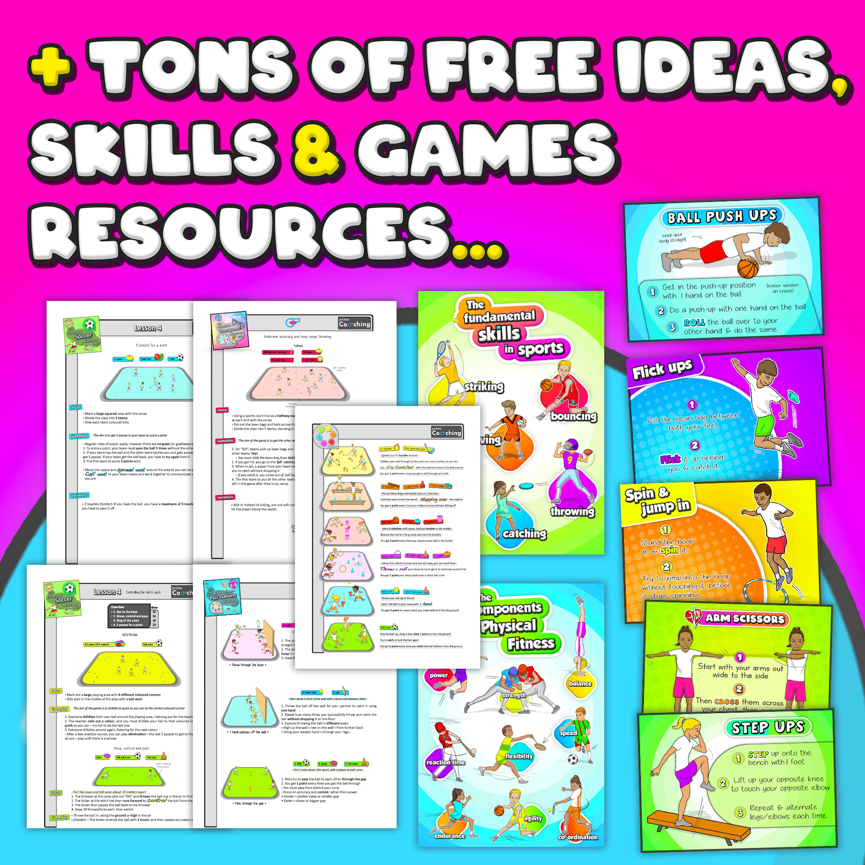 Teaching Elementary PE - Complete starter pack (free sport lesson ...