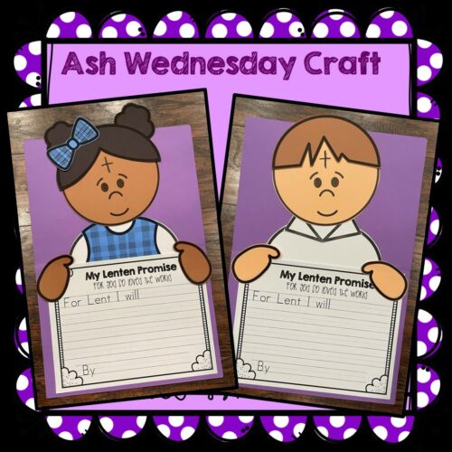 Ash Wednesday Craft, Lenten Promise Craft | Made By Teachers