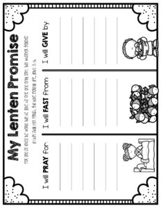 Ash Wednesday Craft, Lenten Promise Craft | Made By Teachers