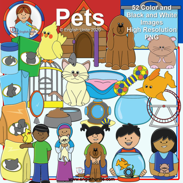 Clip Art - Pets | Made By Teachers