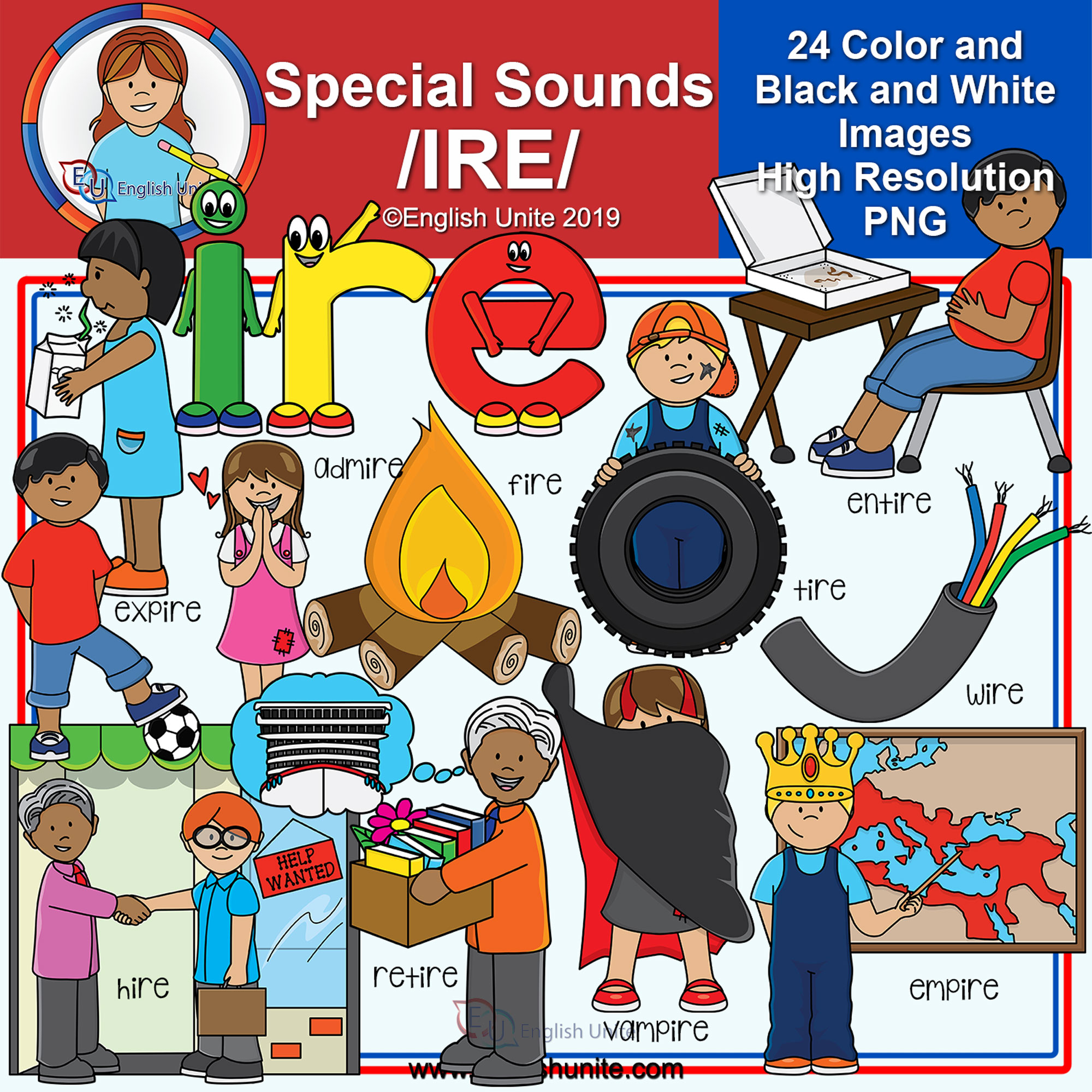 Clip Art - Special Sounds Pack 1 (IRE) | Made By Teachers