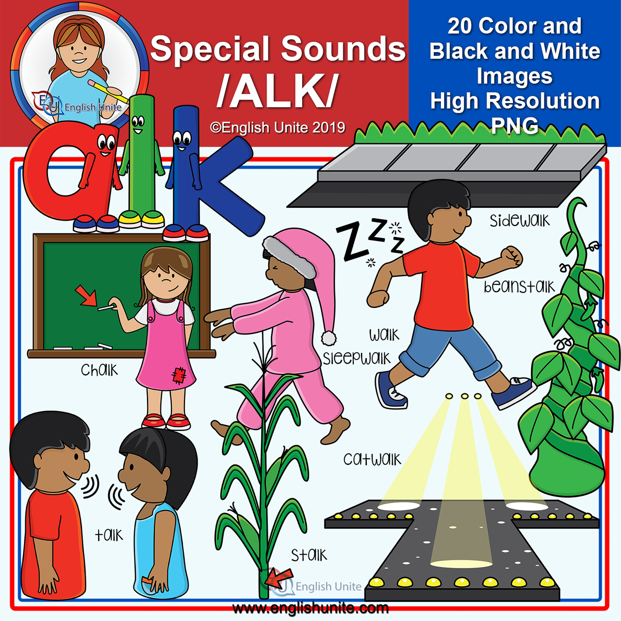 Clip Art - Special Sounds Pack 3 (ALK) | Made By Teachers