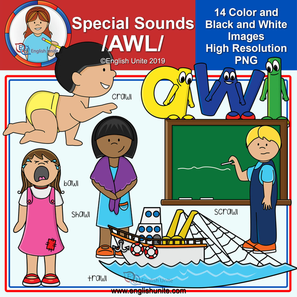 Clip Art - Special Sounds Pack 4 (AWL) | Made By Teachers