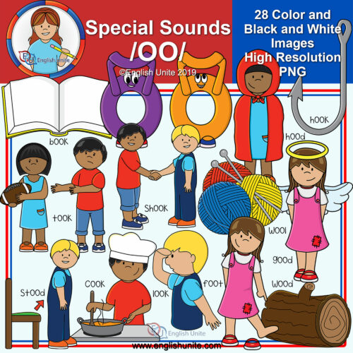 Clip Art - Special Sounds Pack 5 (OO) | Made By Teachers