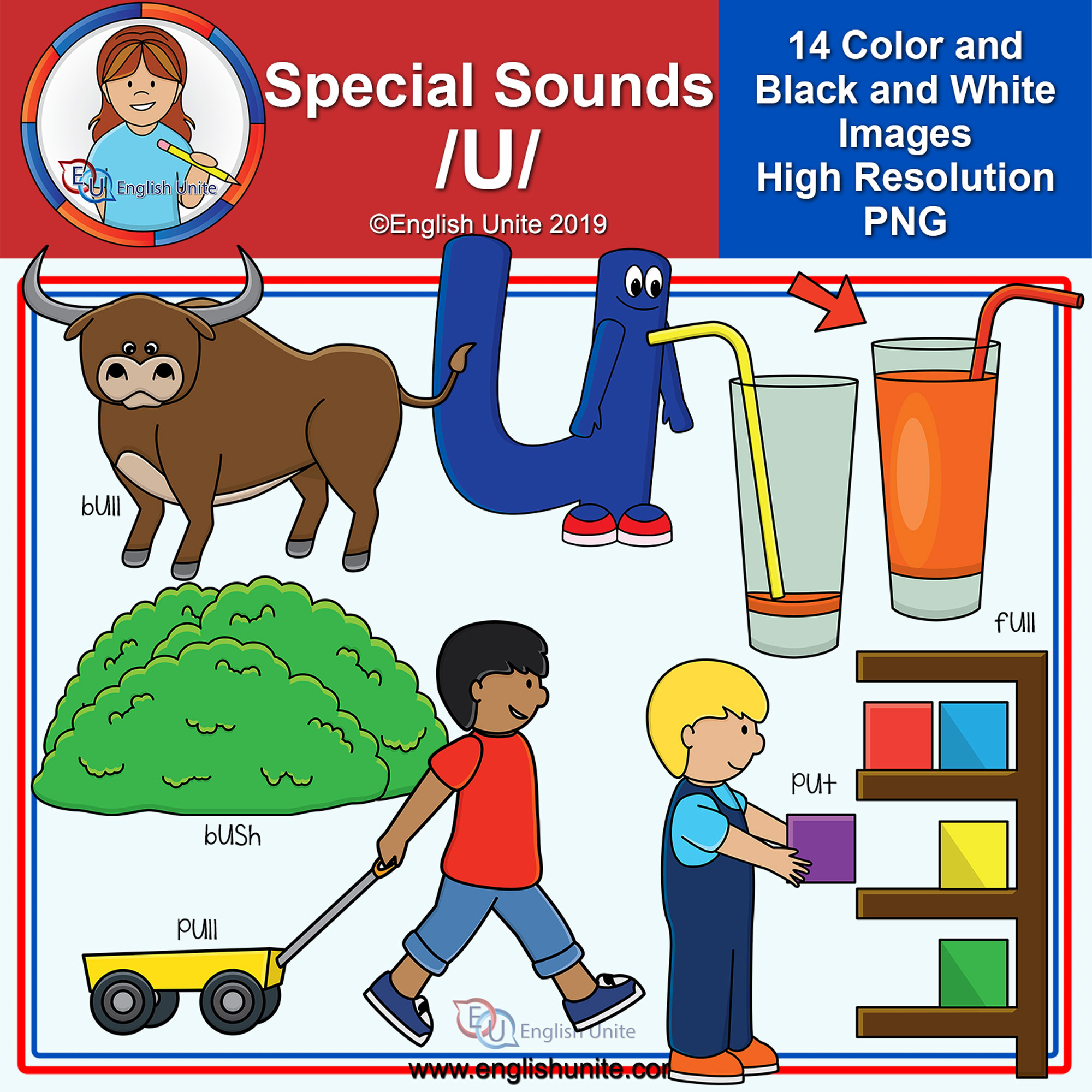 Clip Art - Prefix Pack 1 (Un) | Made By Teachers