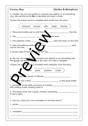 Laura Ingalls Wilder "Farmer Boy" worksheets | Made By Teachers