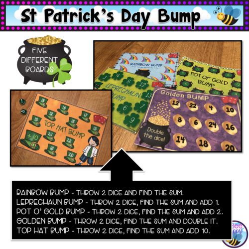 St Patrick's Day Maths | Bump Games | Made By Teachers