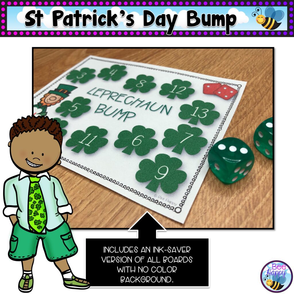 St Patrick's Day Maths | Bump Games | Made By Teachers