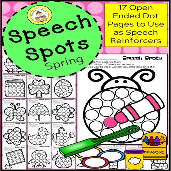 Spring Dot Marker Activities for Speech Therapy | Made By Teachers
