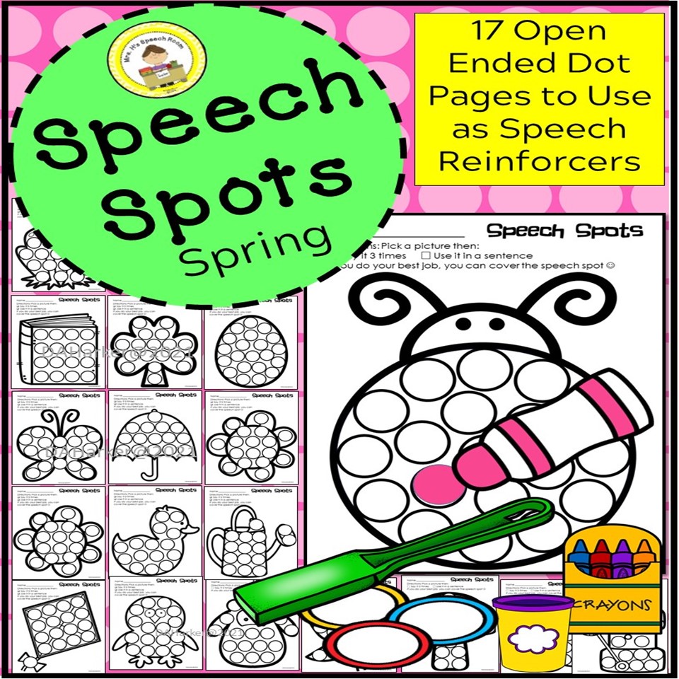 Spring Dot Marker Activities for Speech Therapy | Made By Teachers