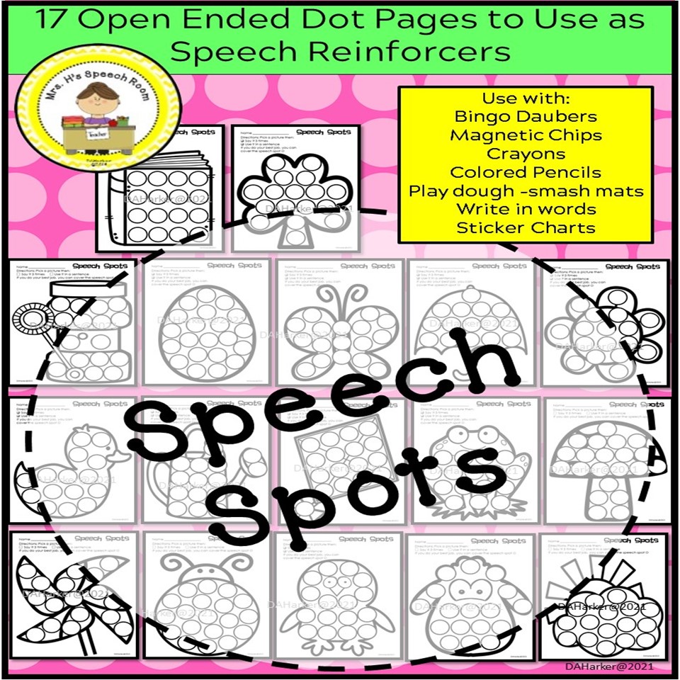 Spring Dot Marker Activities for Speech Therapy | Made By Teachers