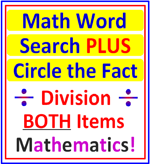 Sixth Grade Word Search PLUS Math Word Search (2 Puzzles) | Made By ...