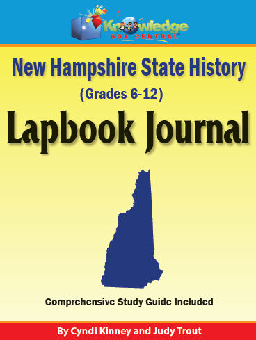 New Hampshire State History Lapbook Journal / Interactive Notebook ...
