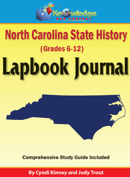 North Carolina State History Lapbook Journal / Interactive Notebook ...