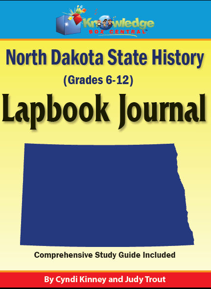 North Dakota State History Lapbook Journal / Interactive Notebook ...