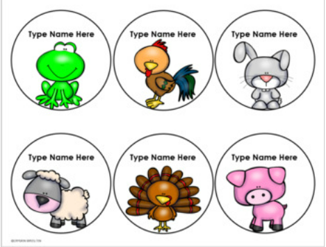 Field Trip to the Farm Editable Student Name Tags | Made By Teachers