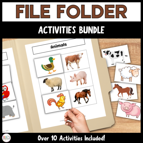 Furniture Theme File Folder Activity | Identical & Non-Identical ...