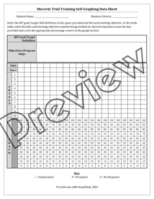 Printable Data Sheets for ABA Therapy - Starter Bundle | Made By Teachers
