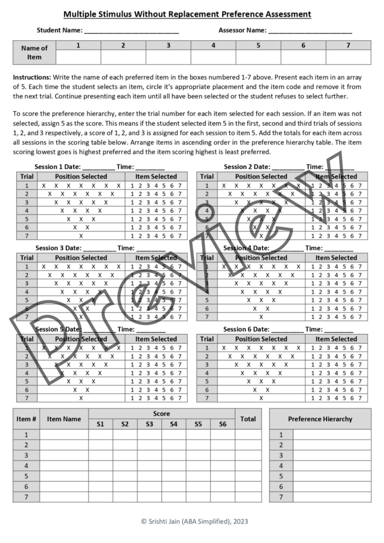 Printable Data Sheets for ABA Therapy - Starter Bundle | Made By Teachers