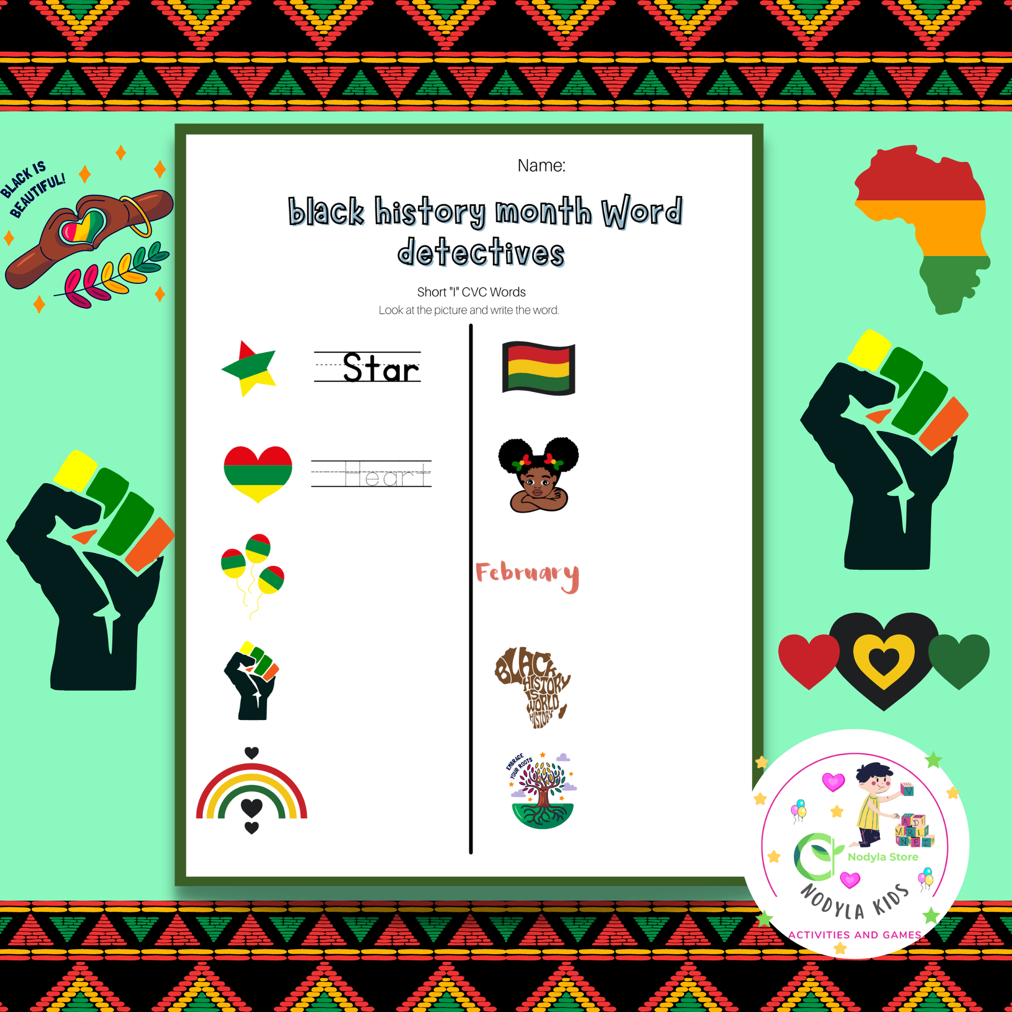 black history month Word detectives | Made By Teachers