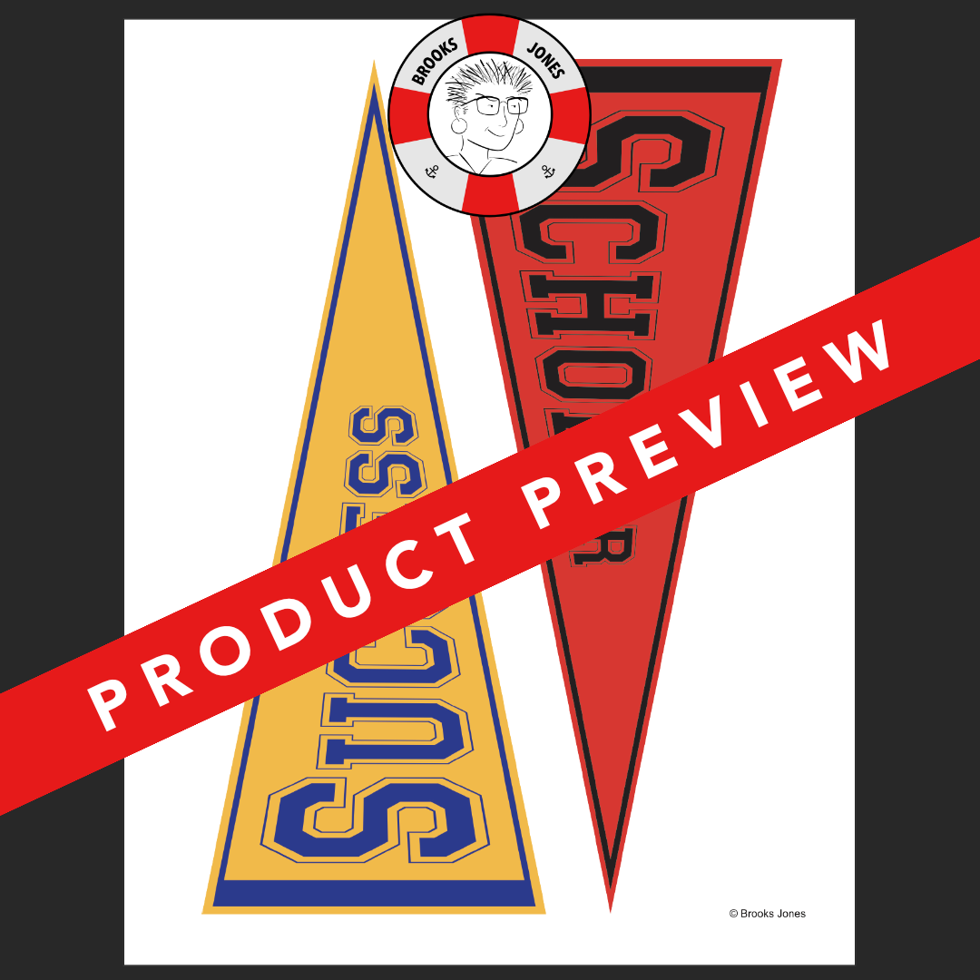 Pennant/Collegiate Themed Inspirational Posters | Made By Teachers