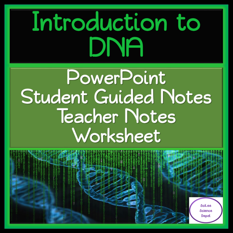 Genetics: Introduction to DNA PowerPoint & Worksheet | Made By Teachers